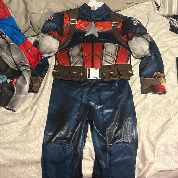 Disney | Costumes | Disney Marvel Avengers Captain America Costume With ...